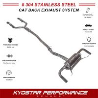 China Stainless Steel Cat Back Exhaust Muffler pipe For 2015-2019 Mercedes Benz GLC43 X253 M276 3.0T for sale