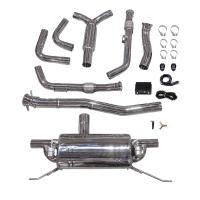 China Stainless Steel Cat Back Exhaust Muffler pipe For 2015-2019 Mercedes Benz GLC43 X253 M276 3.0T for sale
