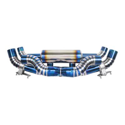 China KYOSTAR Titanium Exhaust Catback with Downpipe for 2019+ Porsche 911 992 Carrera 4 4S Targa 4 4S 3.0T for sale