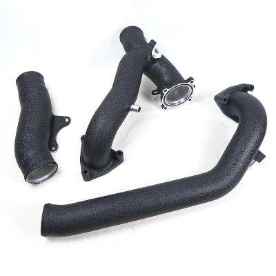 China Carbon Intercooler Charge Pipe Post Throttle Valve Piping For 2017+ Audi B9 B9.5 S4 S5 EA839 3.0T V6 for sale