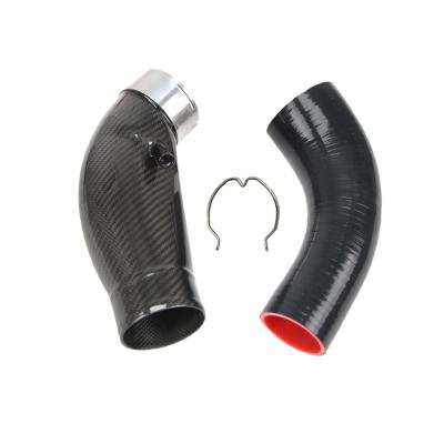 China Carbon Fiber Turbocharger Intercooler Hose 2 Inch Intercooler Piping For 2016-2025 Porsche 718 Cayman Boxster 982 GTS for sale