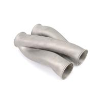 China 316L Stainless Steel Z Pipe Exhaust Midpipe Crossover Merge Pipe 3 inch for sale