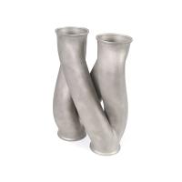 China 316L Stainless Steel Z Pipe Exhaust Midpipe Crossover Merge Pipe 3 inch for sale
