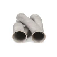 China 316L Stainless Steel Z Pipe Exhaust Midpipe Crossover Merge Pipe 3 inch for sale