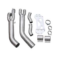 China KYOSTAR 4-Inch Fat Boy Single Exhaust Midpipe for BMW G80 G81 M3 G82 G83 M4 Competition S58 for sale