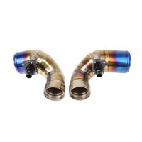 China KYOSTAR Titanium Turbo Inlet Pipe Kit for BMW F90 M5 F91 F92 F93 M8 S63 4.4L V8 for sale
