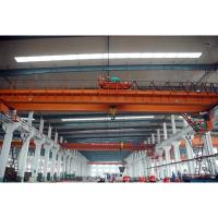 China 20 / 5 Ton QD Model Double Girder Electric Overhead Travelling Crane for sale