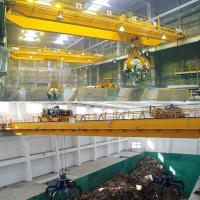 China QZ Model 20 Ton Double Girder Overhead Travelling Crane With Grab for sale