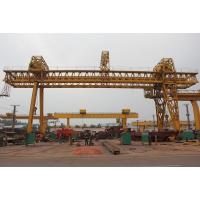 China 20 Ton A Type Industrial Double Beam Movable Gantry Crane With Rail for sale
