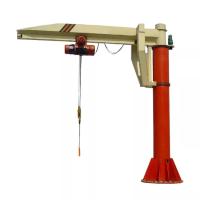 China Column Or Pillar Swing Lever Electric Jib Crane 360 Degrees Q235 for sale