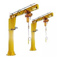 China Column Or Pillar Swing Lever Electric Jib Crane 360 Degrees Q235 for sale