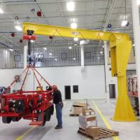 China Column Or Pillar Swing Lever Jib Crane Electric Revolving 360 Degrees for sale
