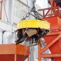 China 5 Ton 10 Ton Industrial Crane Electric Lifting Magnet For Steel Scraps And Billet for sale