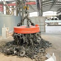 China 5 Ton 10 Ton Industrial Crane Electric Lifting Magnet For Steel Scraps And Billet for sale