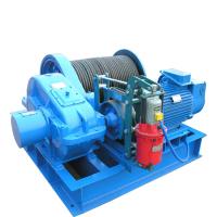 China Double Speed Electric Wire Rope Winch For Wire Pulling 5 Ton 10 Ton for sale