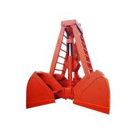 China 30t Double Rope Electro Hydraulic Clamshell Grab Bucket For Cranes for sale