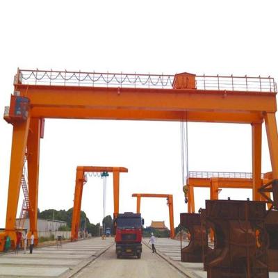China 20 Ton 32 Ton Double Girder A Type Movable Gantry Crane For Shipyard And Port for sale