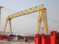 China Outdoor MH Type Electric Hoist Gantry Crane Single Beam Wind Resistance for sale