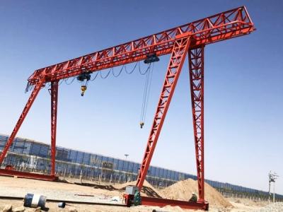 China Outdoor MH Type Electric Hoist Gantry Crane Single Beam Wind Resistance for sale