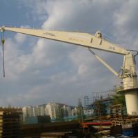 China Marine Hydraulic Deck Crane Offshore Stiff Boom Crane Straight Arm Slewing for sale