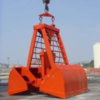 China Single Rope Double Lobe Wireless  Clamshell Grab Bucket For Ship 0.5m3~30m3 for sale