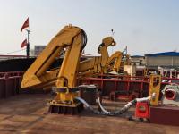 China Hydraulic Knuckle Boom Marine Deck Crane Offshore Slewing Crane for sale