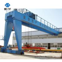 China High Rigidity Single Beam 5 Ton Gantry Crane Semi Goliath Crane 18~35m Span for sale