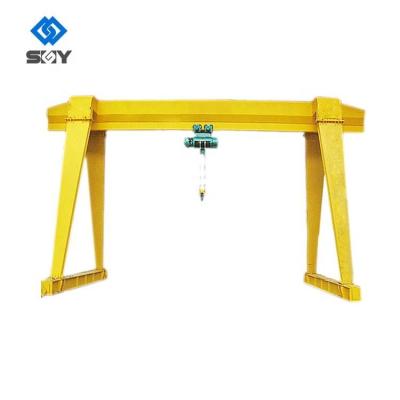China Industrial EOT Single Girder Gantry Crane Trolley 3 Ton 6 Ton 3 Phase 380VAC for sale