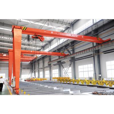 China CE High Technique Single Girder Semi Gantry Crane With Hoist 0~8m/Min for sale