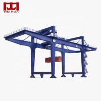 China 80 Ton Rail Mounted Container Double Beam Gantry Crane Bridge Construction for sale