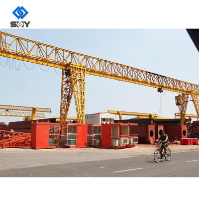 China MH Type Single Girder Gantry Crane Trussed Type 32 Ton for sale