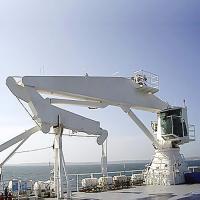 China Knuckle Boom Slewing Boat Mounted Crane Marine Dinghy Cranes for sale