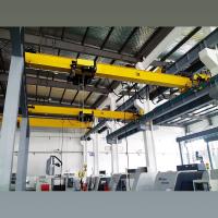 China 5 Ton 10 Ton HD Type Electric Single Girder Overhead Traveling Crane 25.5m Span for sale
