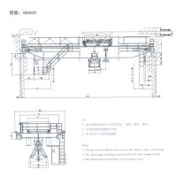 China Grab And Magnet Type Double Girder Material Handling Crane With Boxed Bridge Frame for sale