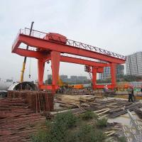 China Outdoor U Type Overhead Double Girder Gantry Crane Construction for sale