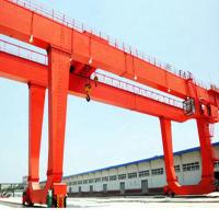 China Outdoor U Type Overhead Double Girder Gantry Crane Construction for sale