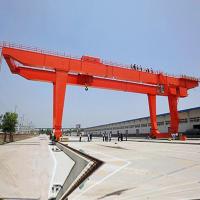 China Outdoor U Type Overhead Double Girder Gantry Crane Construction for sale