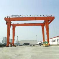 China Outdoor U Type Overhead Double Girder Gantry Crane Construction for sale