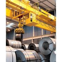 China SGY Double Girder 75 Ton Overhead Crane With Electric Magnet Hoist for sale