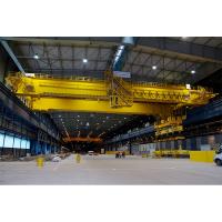 China Double Beam Overhead Crane With Rotating Electromagnetic Hanging Beam for sale