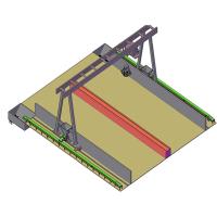 China 70 ton Load And Unload Double Beam Eot Bridge Gantry Crane for sale