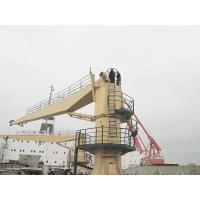 China 15 Ton Deck Davit Marine Hydraulic Crane Straight Boom Arm Slewing for sale