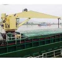 China 15 Ton Deck Davit Marine Hydraulic Crane Straight Boom Arm Slewing for sale