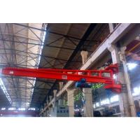 China Motorized 3 Ton Pillar Mounted Jib Crane Hoist For Material Lifting for sale