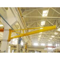 China Motorized 3 Ton Pillar Mounted Jib Crane Hoist For Material Lifting for sale