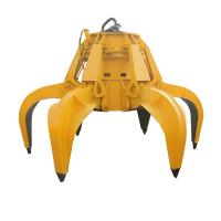 China Electric Hydraulic Orange Peel Bucket Excavator Mechanical Grab for sale