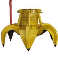 China Electric Hydraulic Orange Peel Bucket Excavator Mechanical Grab for sale