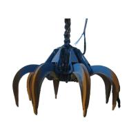 China Electric Hydraulic Orange Peel Bucket Excavator Mechanical Grab for sale