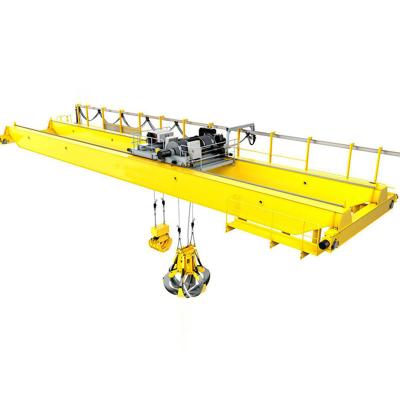 China QN Model Two Purpose Double Girder Overhead Crane 5t With Grab And Hook for sale