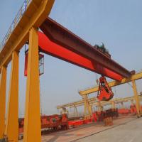 China QN Model Two Purpose Double Girder Overhead Crane 5t With Grab And Hook for sale